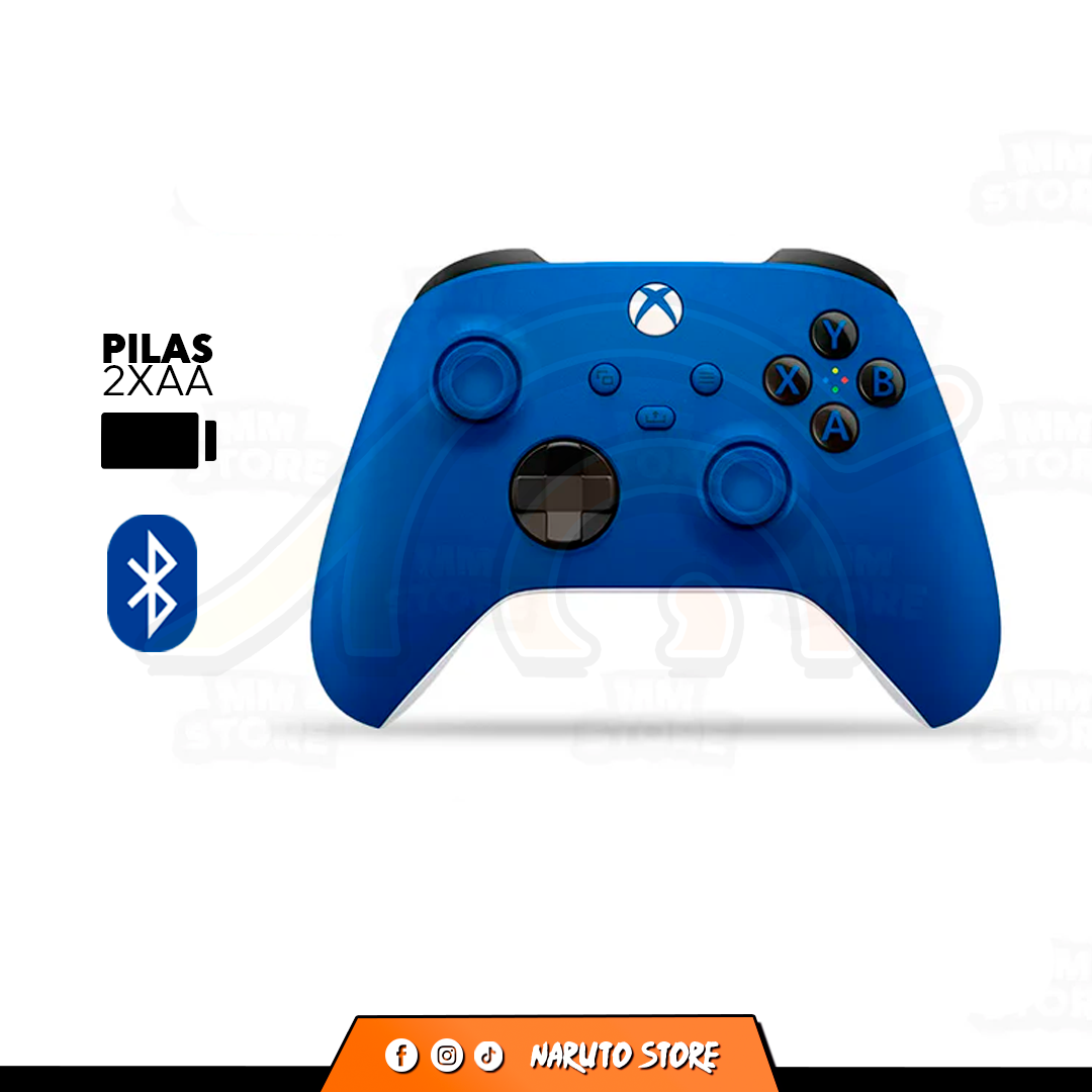 GAMEPAD MICROSOFT XBOX SERIE X SHOCK BLUE | USB - BLUETOOTH | PC - XBOX ...