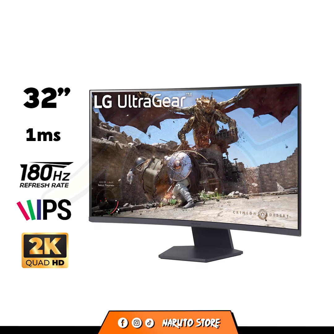 MONITOR LG ULTRAGEAR 32GS60F-B 32 PLANO VA FHD 180HZ 1MS - Naruto Store