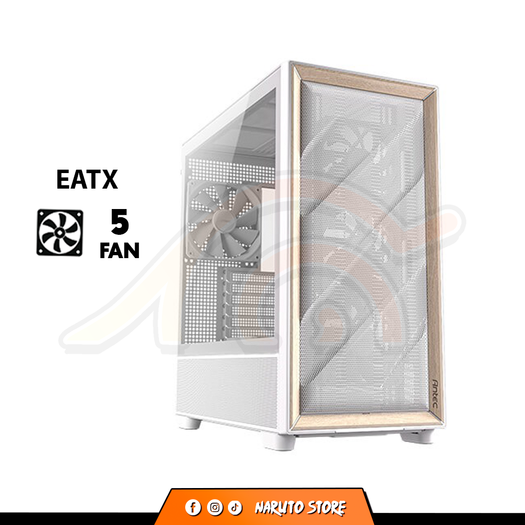 CASE ANTEC FLUX WHITE EATX - Naruto Store
