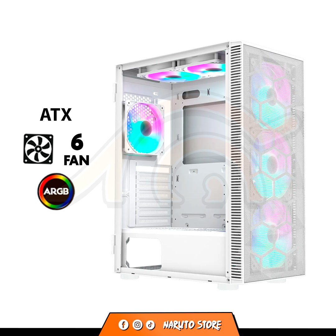 CASE MONTECH X3 MESH WHITE ARGB - Naruto Store